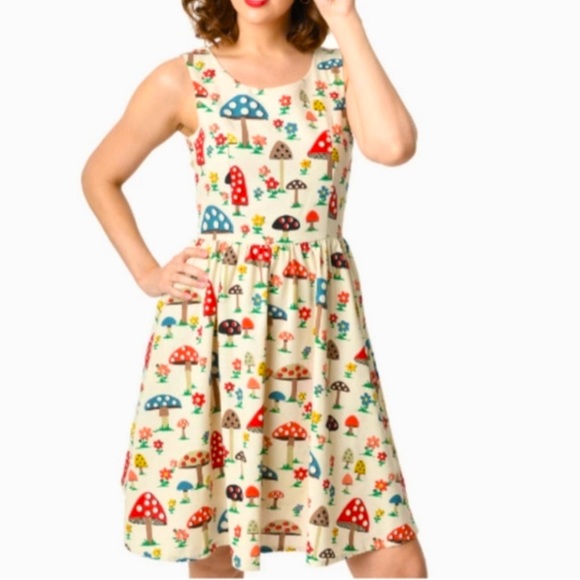 Tulip B | Dresses | Tulip B Vintage Inspired Mushroom Dress | Poshmark
